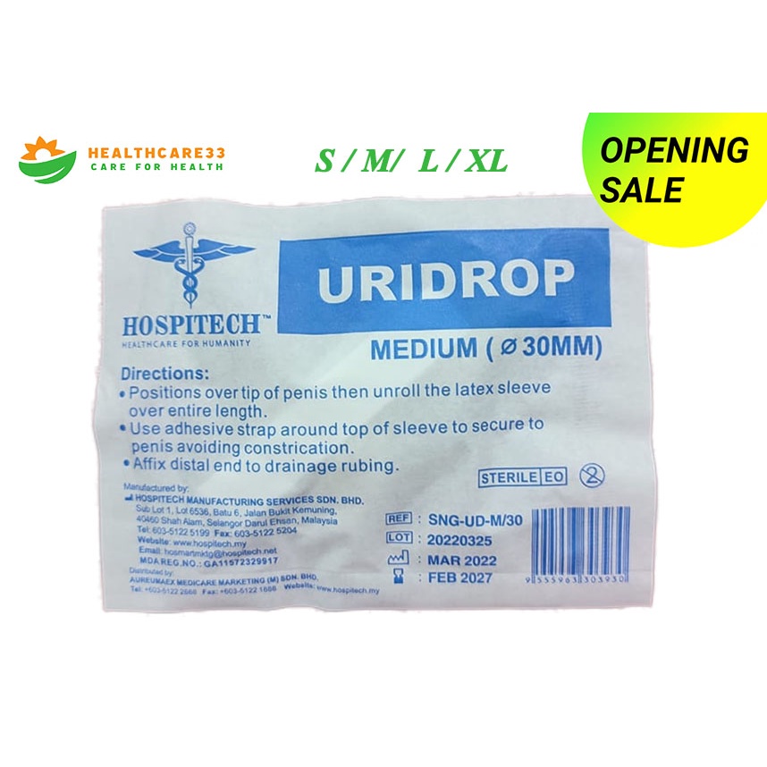 URIDROP Male External Catheter ( S / M / L / XL ) 1PC | Shopee Malaysia