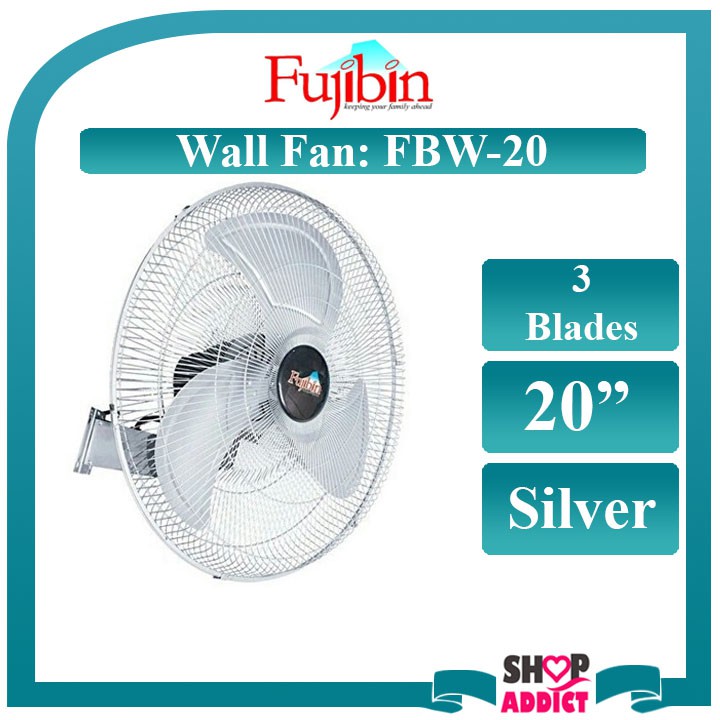 FUJIBIN FBW-20 20'' POWERFUL INDUSTRIAL WALL FAN METAL BLADE | Shopee ...