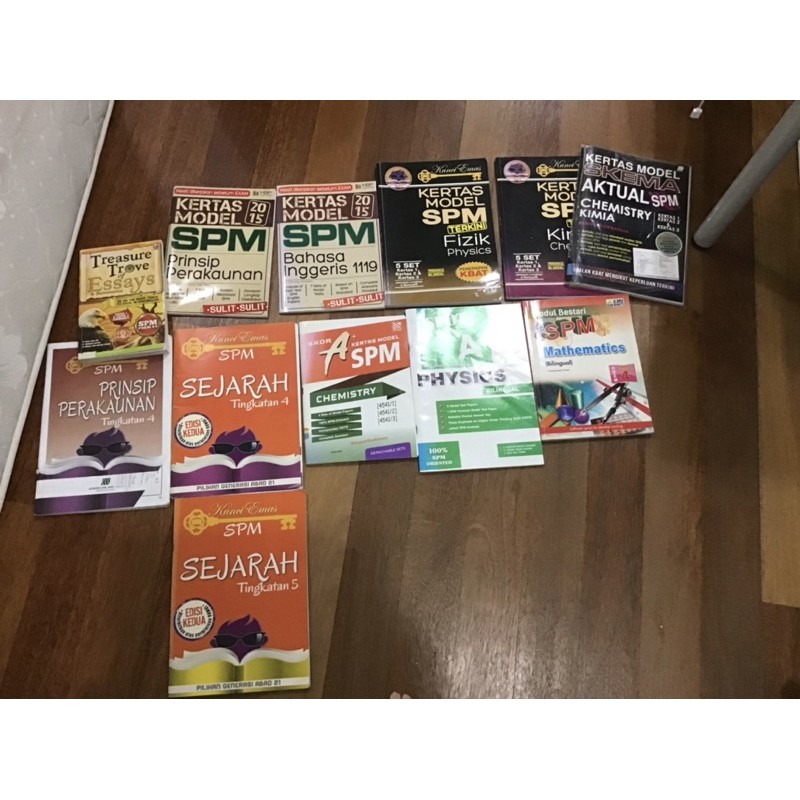 ALL 10 books at rm22! spm exercise book spm past year model test paper ...