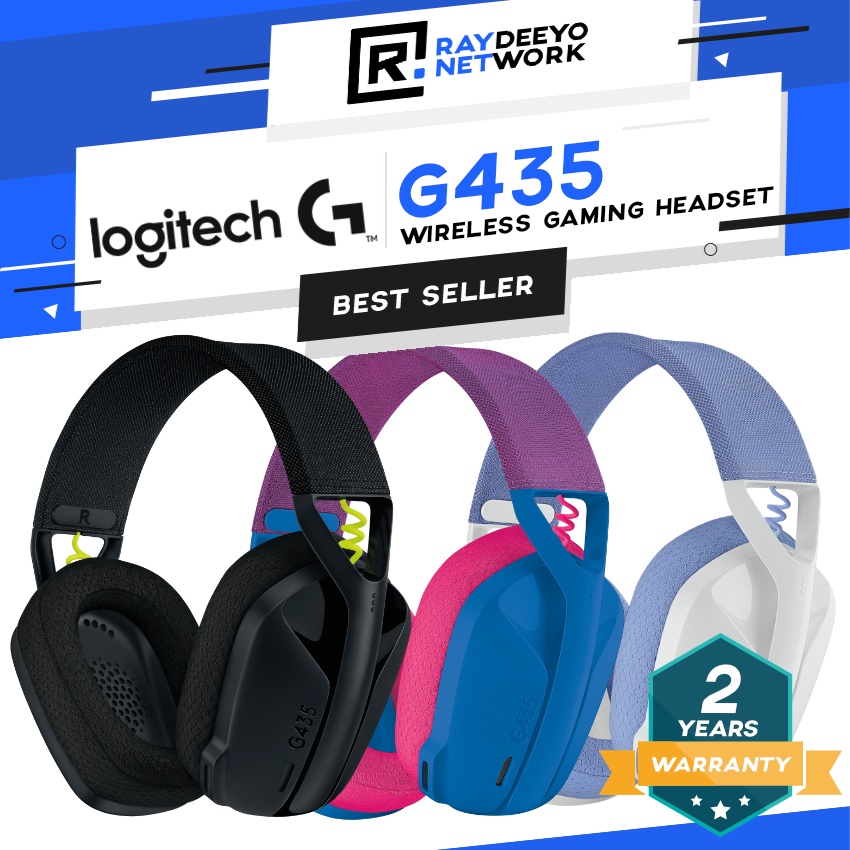 Logitech G435 Lightspeed Wireless Gaming Headset [Bluetooth/Lightweight ...