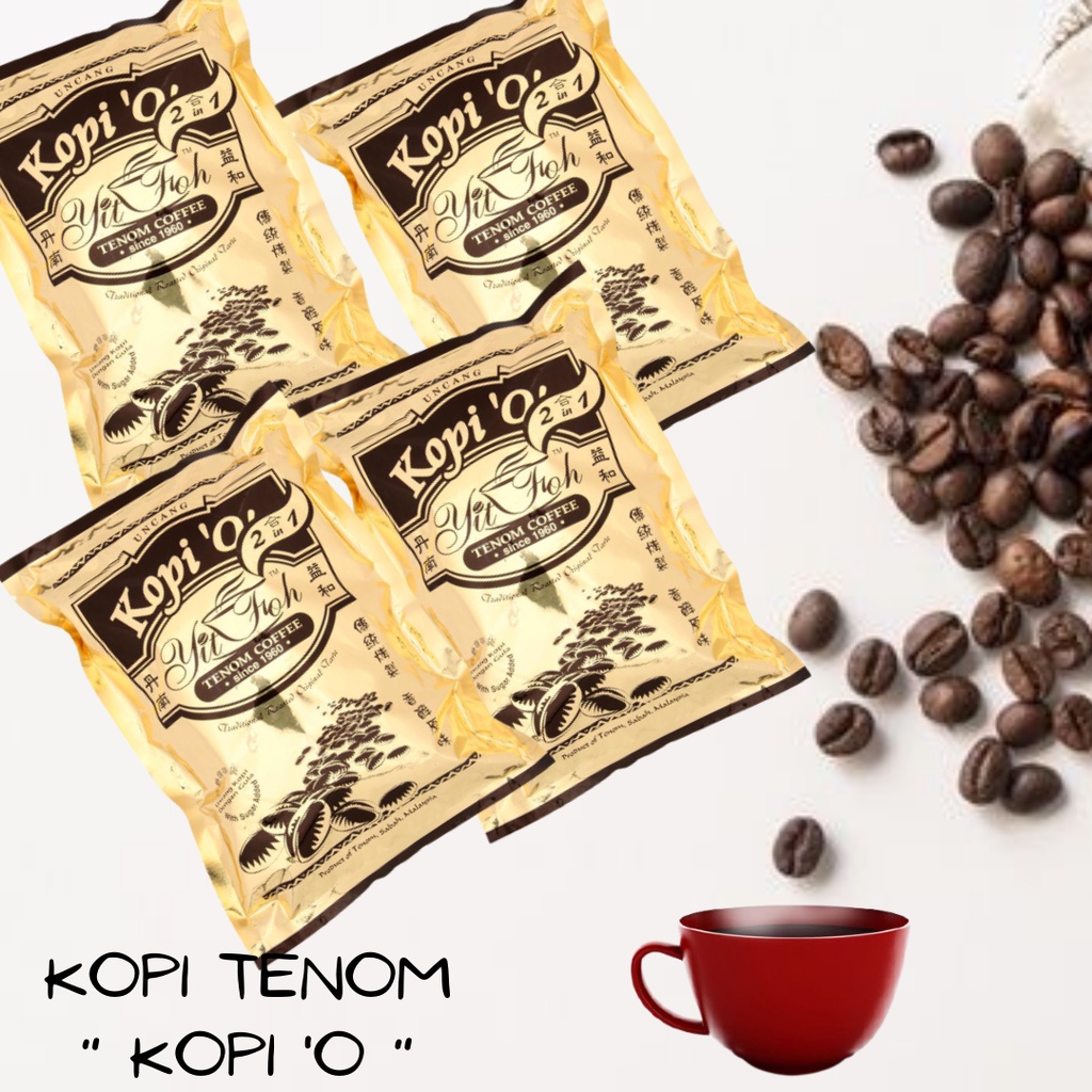 [[SABAH]] Yit Foh Tenom Kopi "O" 2 in 1 (Gold) | Shopee Malaysia