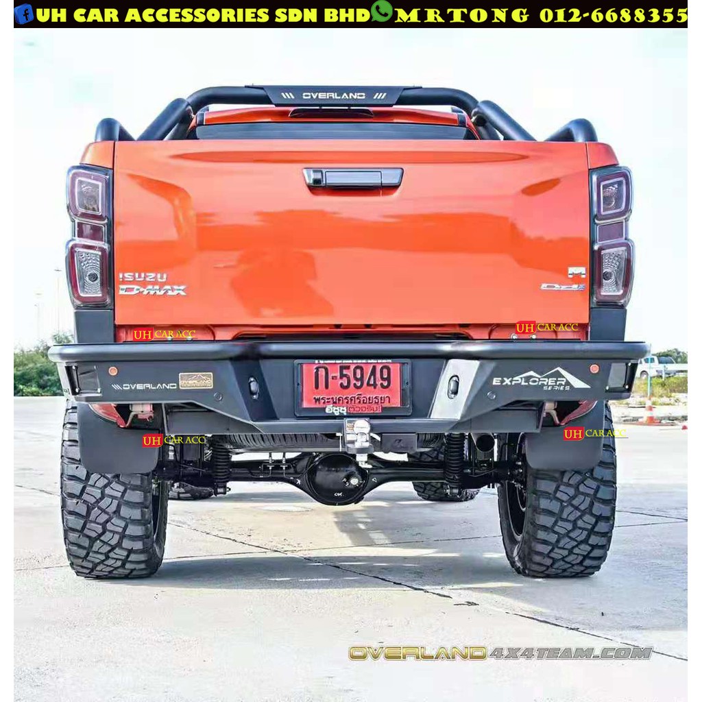 Isuzu Dmax D-max X-Terrain 2021 2022 (Overland) Thailand Steel Rear ...