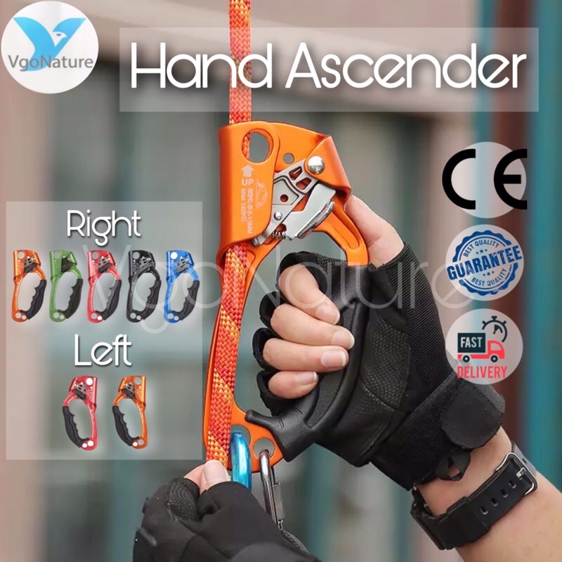 VgoNature Outdoor Rock Climbing SRT Rescue Ascender Device Handle ...