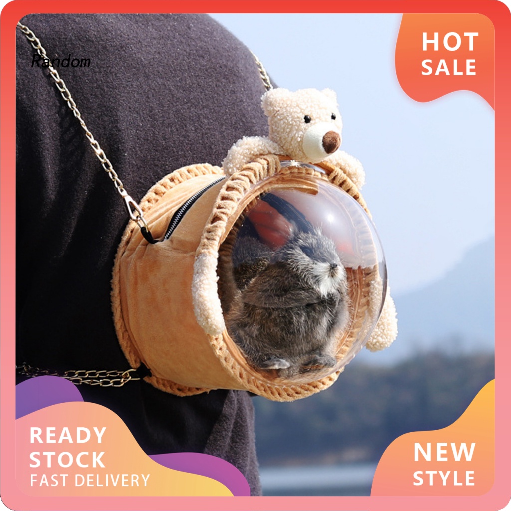RAN Secure Pet Shoulder Bag Glider Squirrel Hamster Carrier Backpack ...