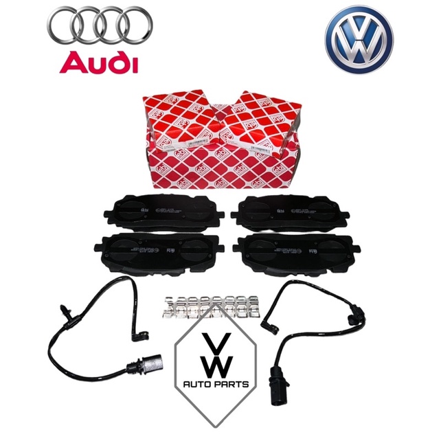 ( 100% FEBI BILSTEIN ) FRONT DISC BRAKE PAD WITH SENSOR - AUDI Q7 MK2 ...