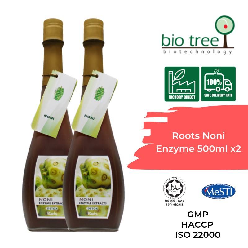 (Twin pack) Roots Noni Enzyme 500ml | Shopee Malaysia