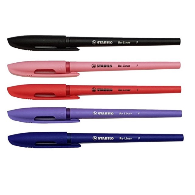 (4pcs set) Stabilo Re-liner 868 Ball Point Pen XF 0.5mm | Shopee Malaysia