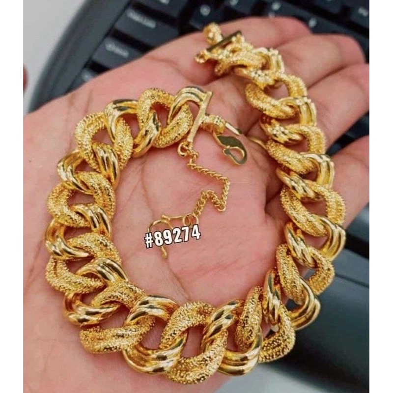 Emas Bangkok💯% ASLI/HIGH QUALITY/PREMIUM 24K GOLD Gelang Tangan Coco 💥 ...