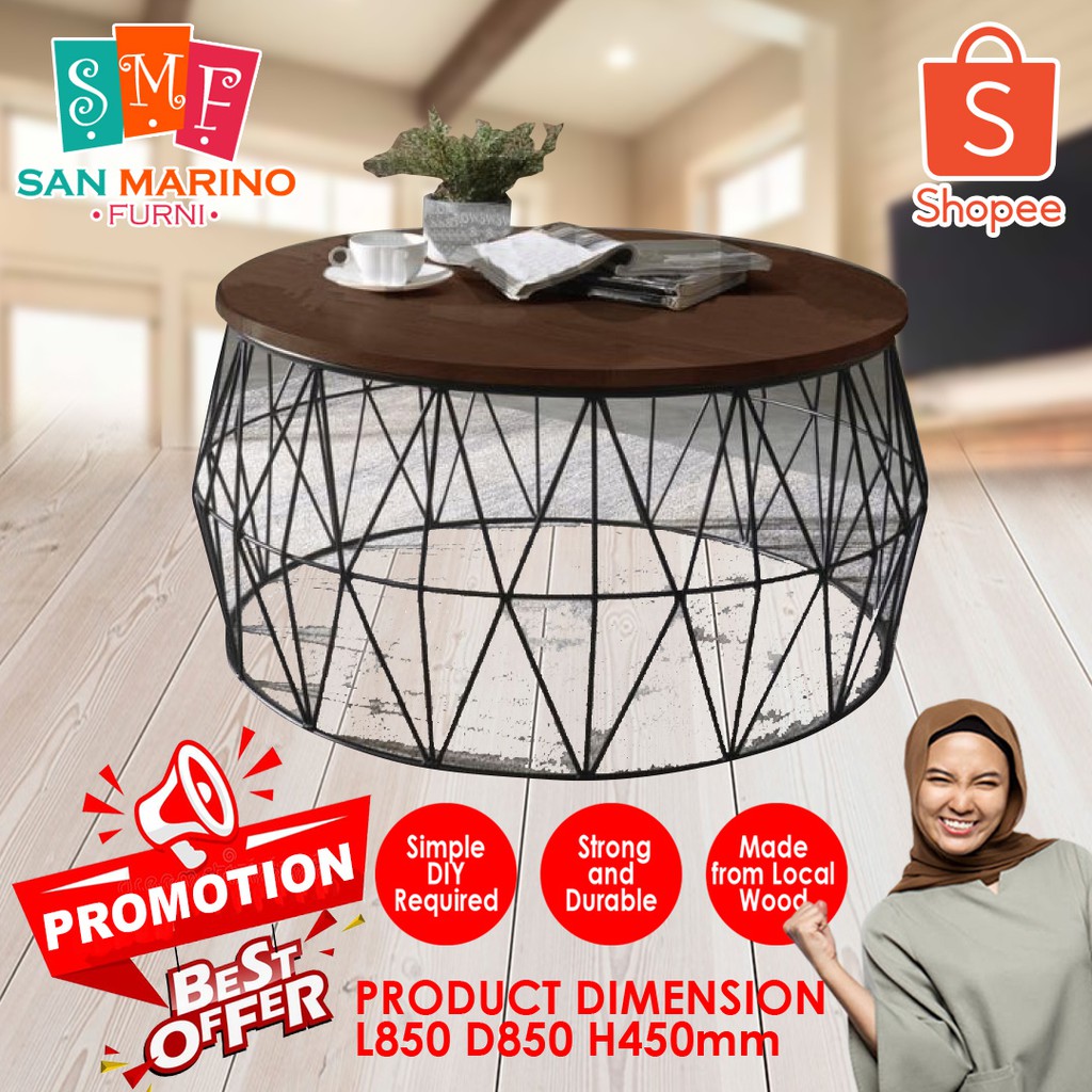 Latte Coffee Table / Meja Kopi / Hall Table / Side Table / Writing ...