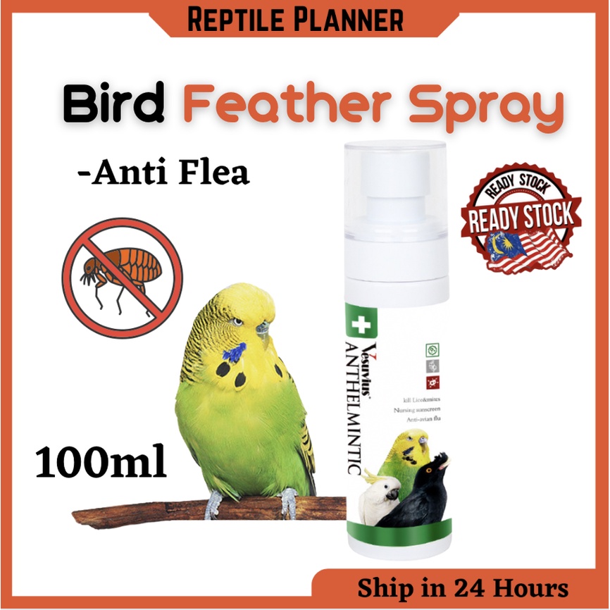 Bird Anti Flea Mite & Lice Spray for Birds Feather Miracle Care Feather Glo Bird Bath Spray ...