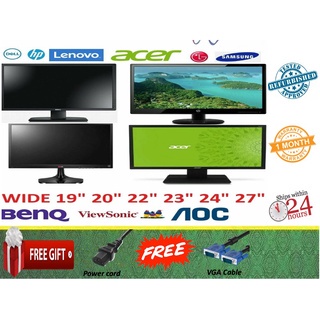 DELL , HP , LG, Samsung , LENOVO , Acer , Viewsonic , LED / LCD 27 ~ 24 ...