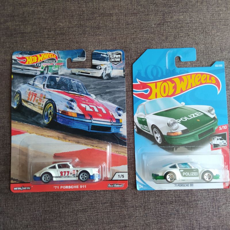 Hot Wheels '71 Porsche 911 (Urban Outlaw Door Slammers / Police HW ...