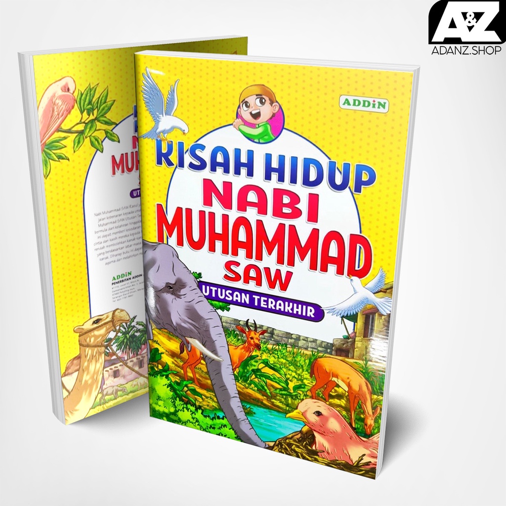 Kisah Hidup Nabi Muhammad S.A.W Utusan Terakhir (Hard Cover) | Shopee ...