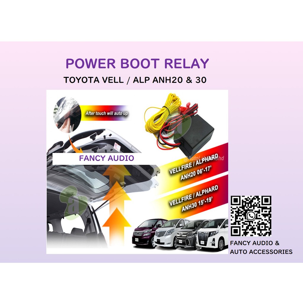 🔥POWER BOOT REPLAY FOR TOYOTA VELLFIRE / ALPHARD🔥 | Shopee Malaysia