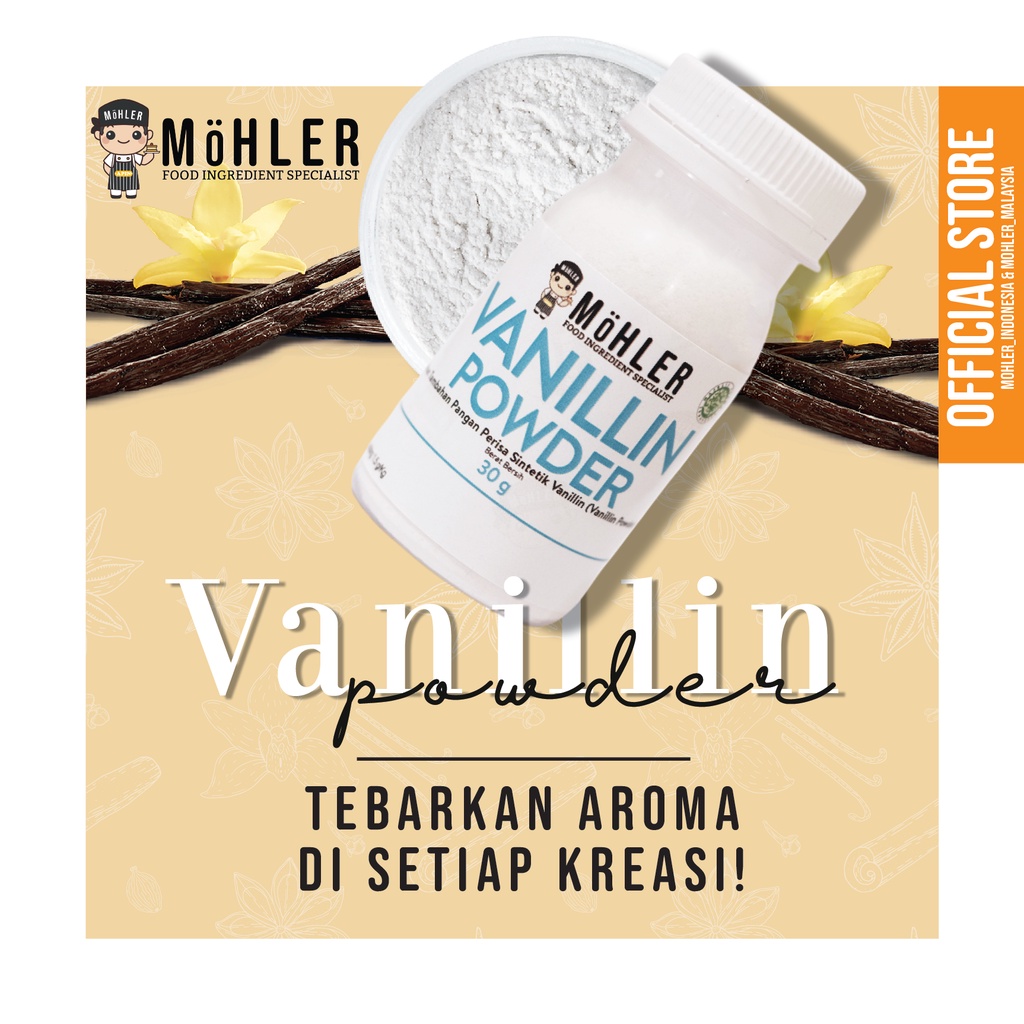 Distribute by MoHLER Malaysia - MOHLER Vanillin Powder 30 grm | Shopee Malaysia