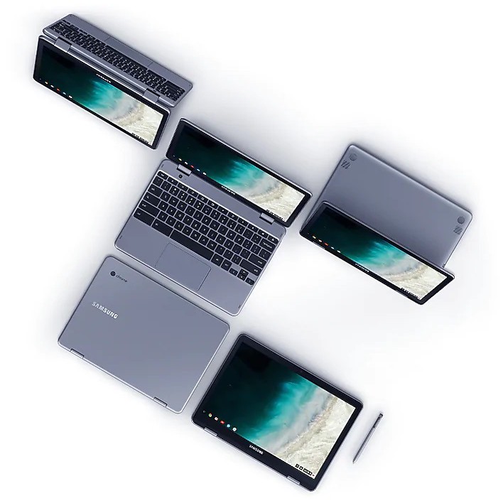 Samsung Chromebook Plus 4GB+32GB 12.2 Inch 360° rotating screen with a ...
