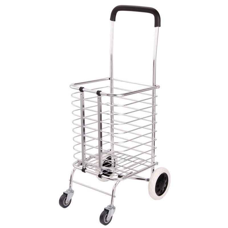 KT WARE Aluminium foldable shopping cart market trolley pasar trolley ...