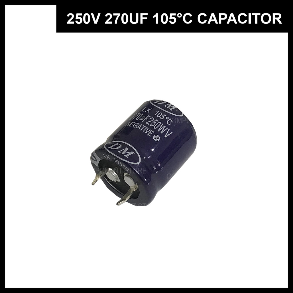 250V 270uF Capacitor DM Electrolytic Capacitor 250V 270uF 105°C ...
