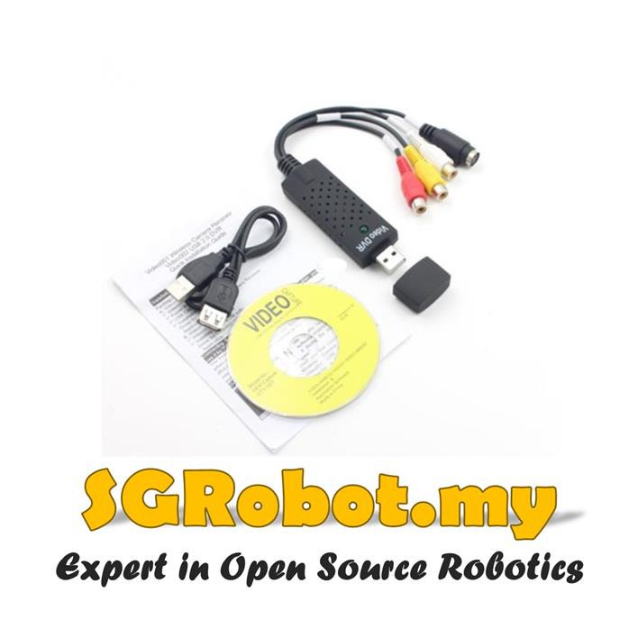 Easycap USB 2.0 Video TV DVD VHS Audio Capture Adapter Desktop&Laptop ...