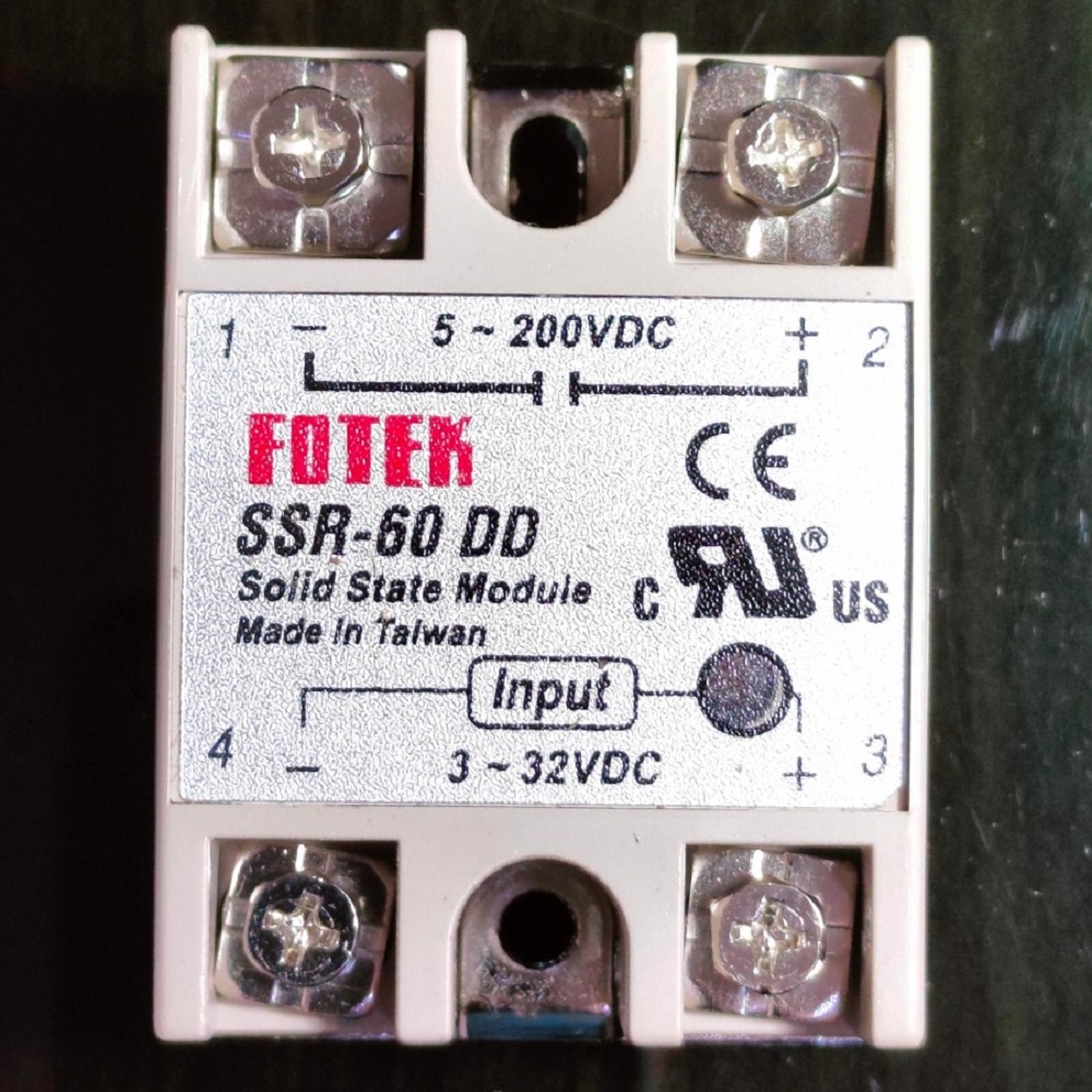 SSR DC Solid State relay 60A DC-DC Fotek SSR-60DD Mosfet 5~200V DC 60A | Shopee Malaysia