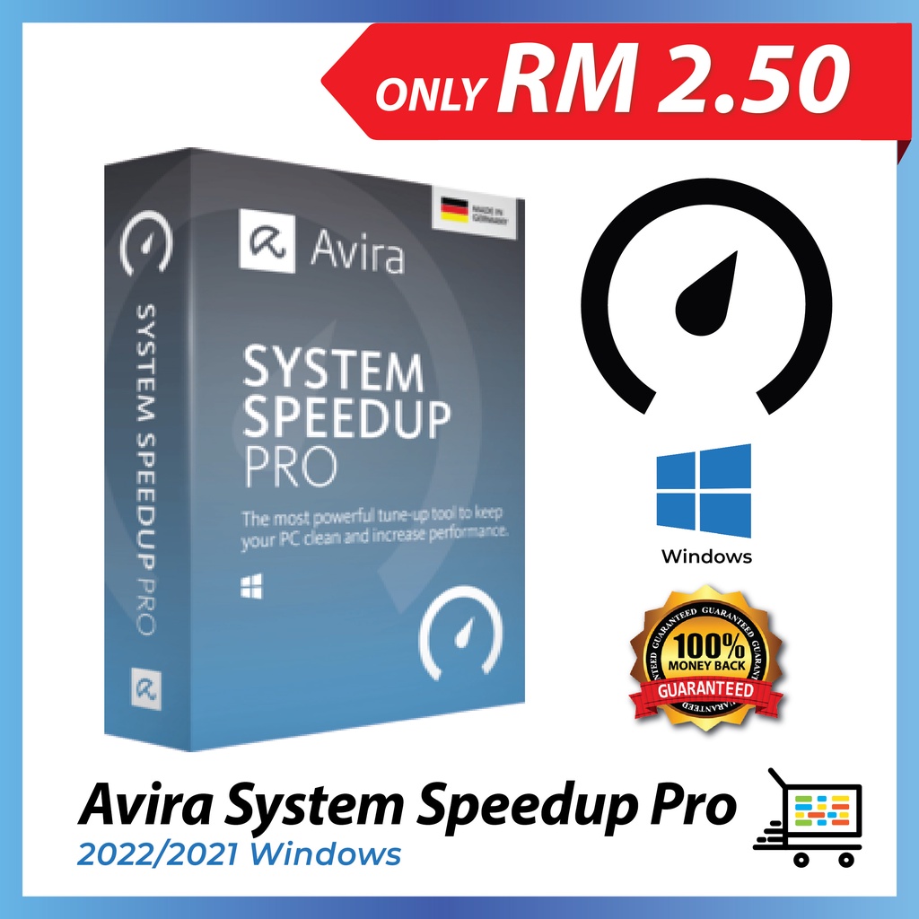 🔥HOT🔥 Avira System Speedup Pro 6.4 | 2020 | Lifetime | Full Version | Shopee Malaysia