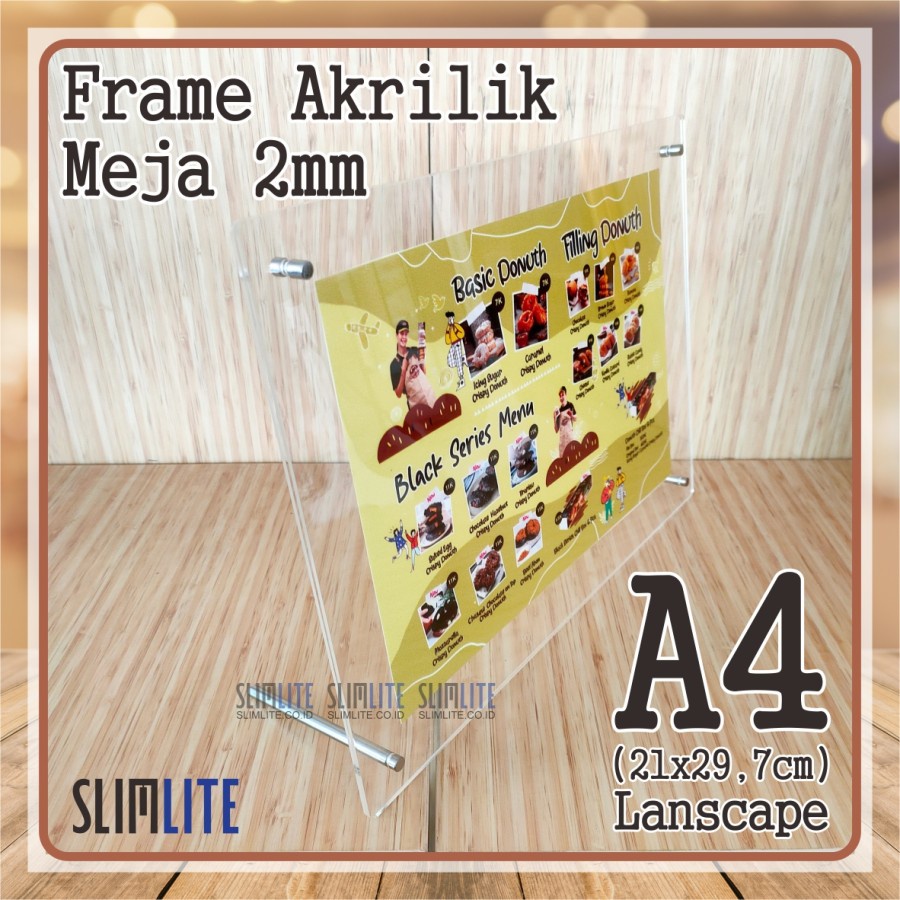 A4 Size Acrylic Display Table Poster Frame/Frame | Acrylic Poster A4 ...