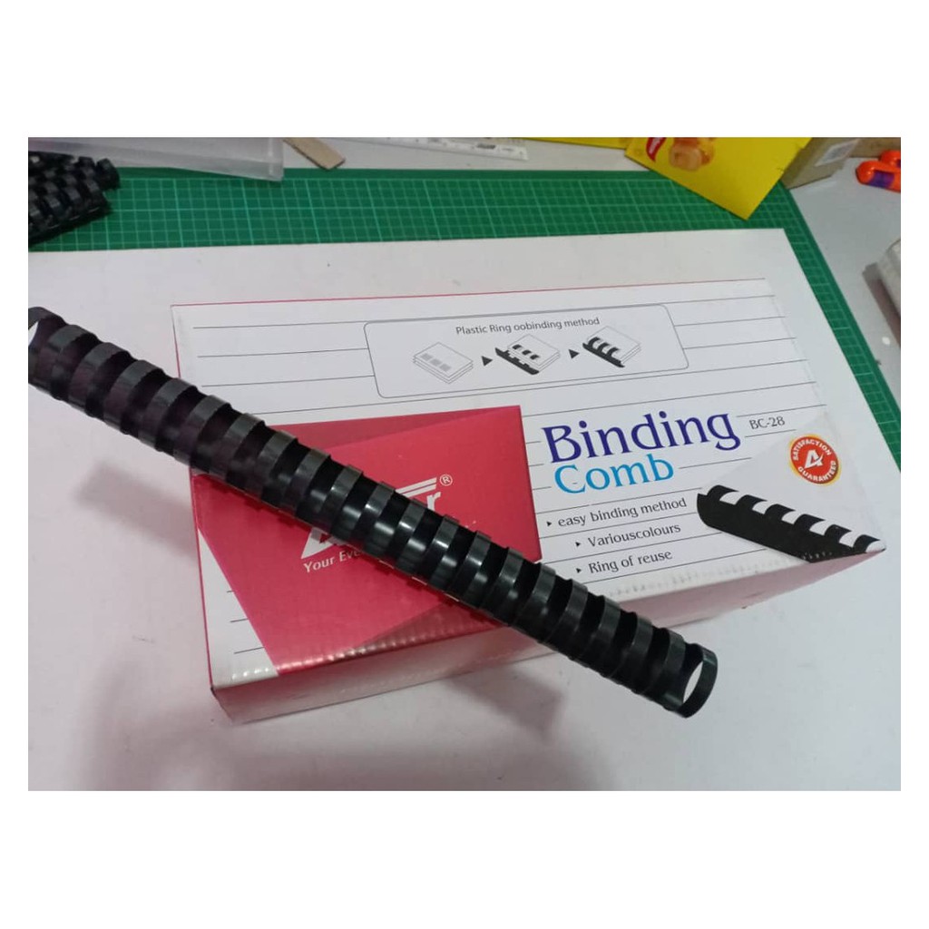 ASTAR 28mm/50pcs PVC Binding Comb Ring / Plastic Binding Comb Rings ...