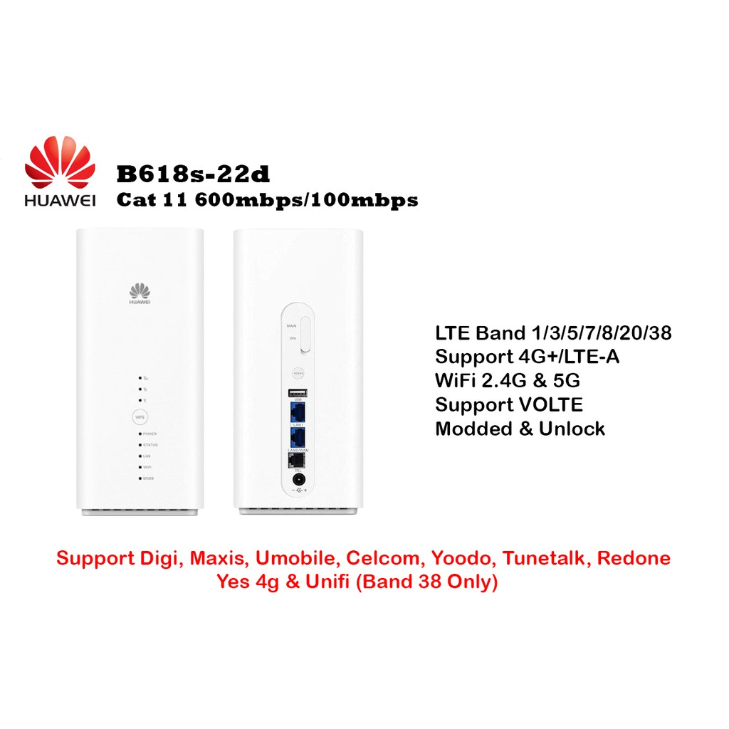 B618s-22D & B618s-65D MOD UNLOCK | Shopee Malaysia