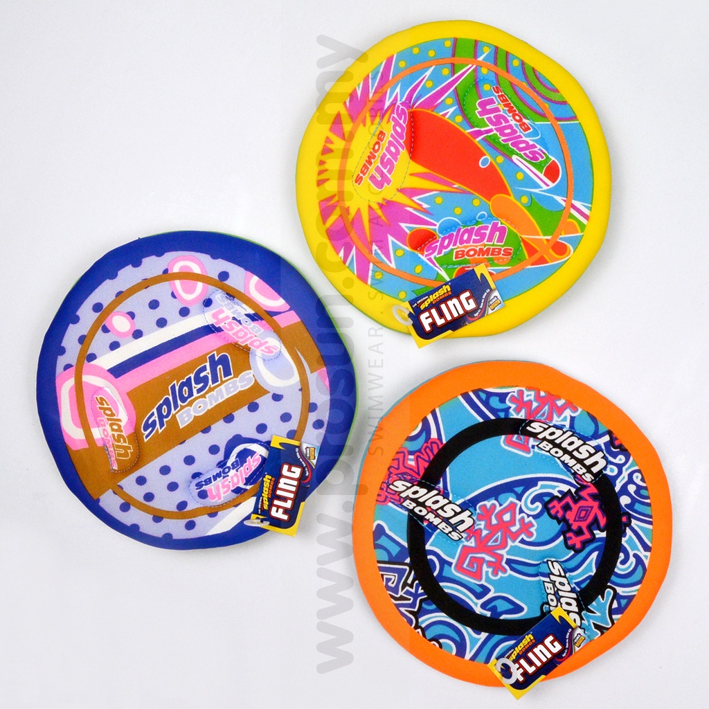 Ombak9 Splash Fling Foam Disc Gliding Throw and Catch Flying Water ...