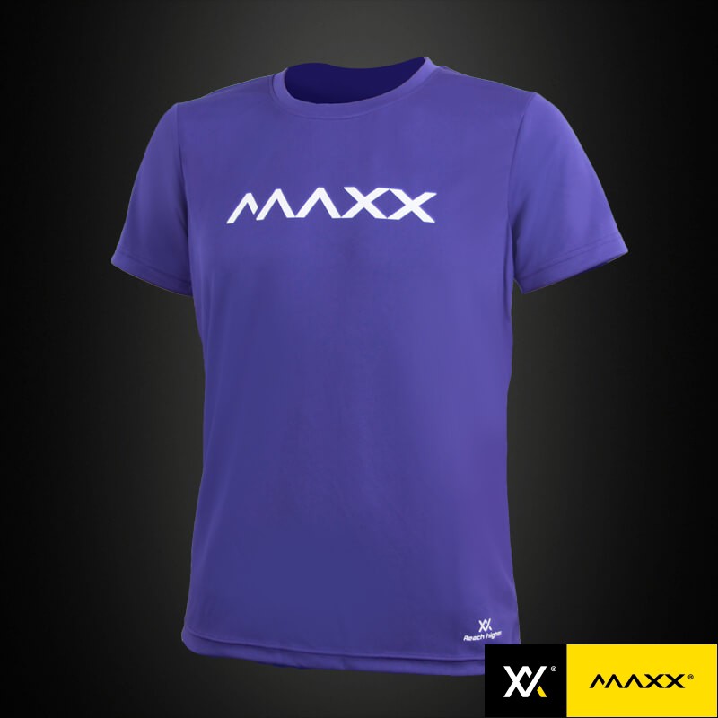 Maxx Shirt Plain Tee Badminton Jersey (Purple) | Shopee Malaysia