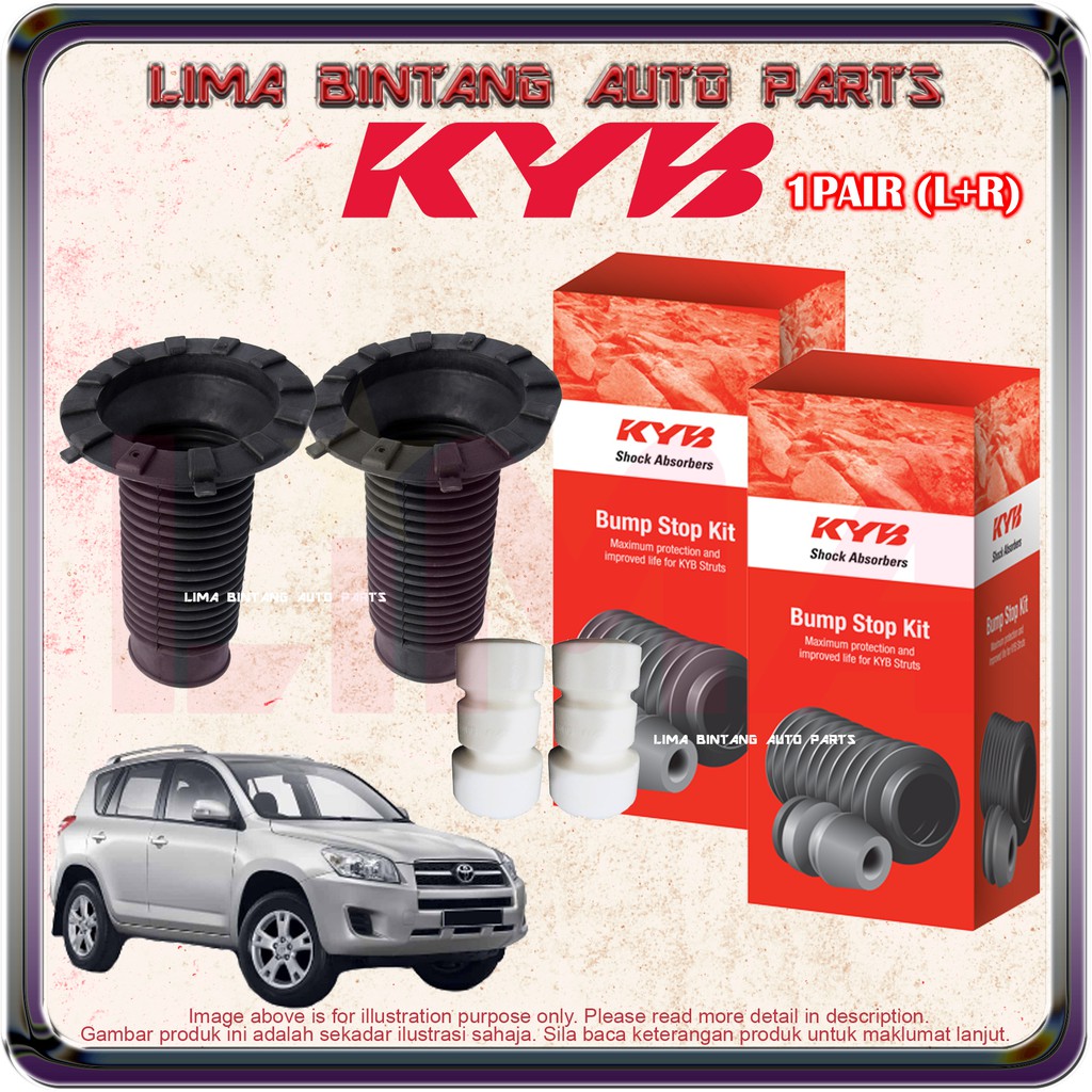 Toyota Rav4 ACA30 Front Absorber Cover Dust Protector , Shaft Bush Bump ...