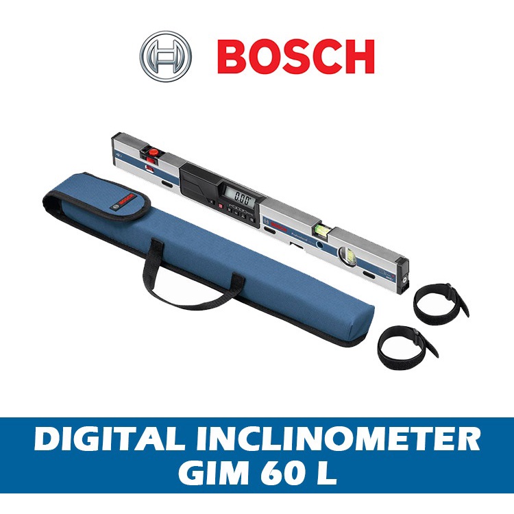 BOSCH GIM60L DIGITAL INCLINOMETER LEVEL METER SPRIT LEVEL FINDER RULER ...