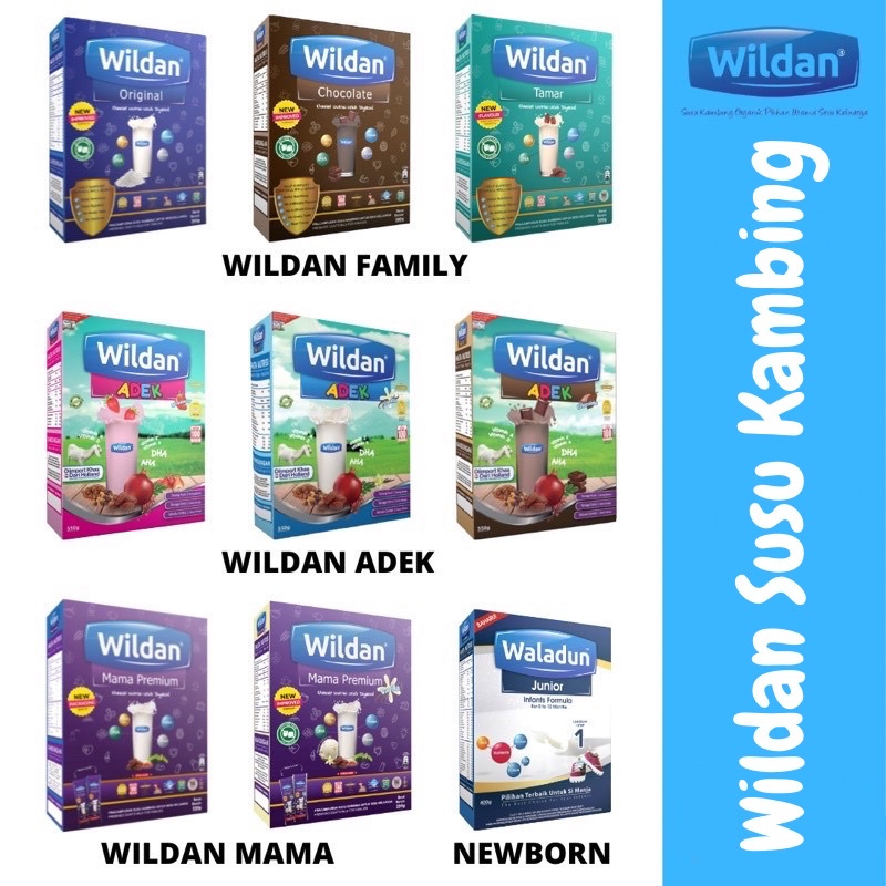 💙Wildan Susu Kambing Wildan Mama Wildan Adek Waladun Junior Wildan ...