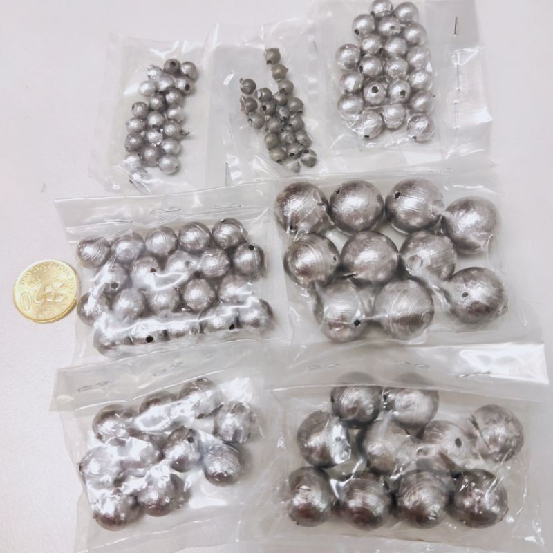 BATU LADUNG PANCING TIMAH RL BULAT BATU LADUNG HIDUP ROUND sinker ...