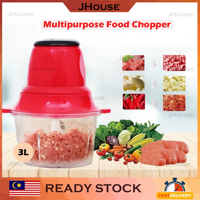 3L Multifunction Electric Food Meat Grinder Mincer Blender | Pengisar ...