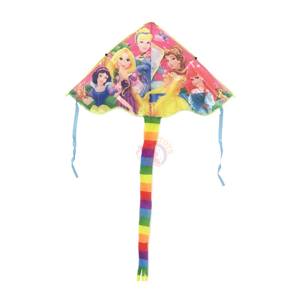 Cartoon Triangle Kite with Long Tail 93cM/108cm/83cm Kites for Kids ...