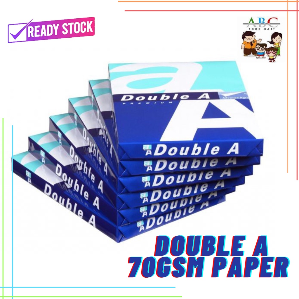 ( READY STOCK ) DOUBLE A 70GSM PAPER REAM CARTON BOX | Shopee Malaysia
