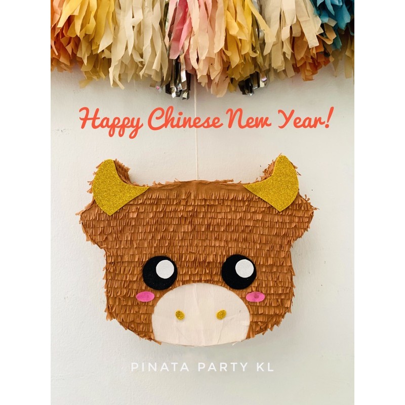 BULL PINATA 🔥🔥 CHINESE NEW YEAR GOOD LUCK PINATA 🔥🔥 | Shopee Malaysia