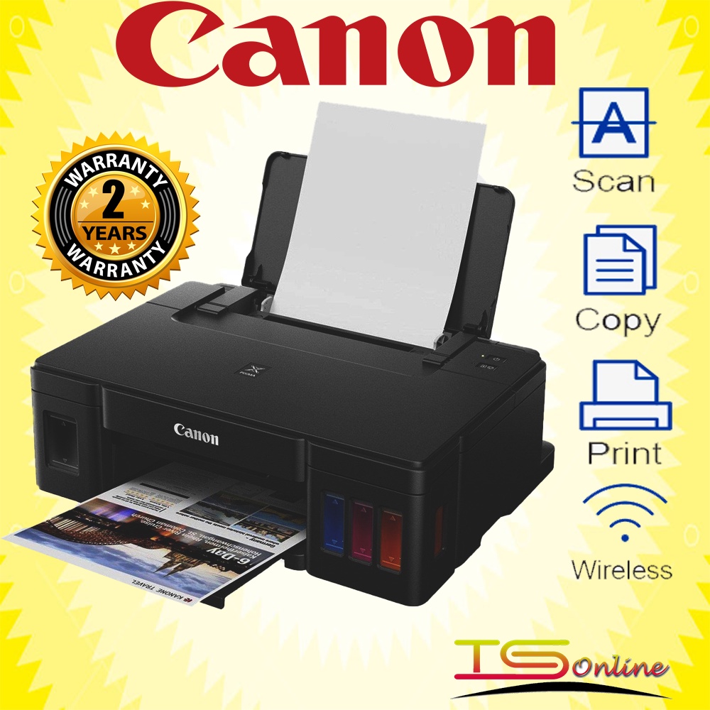 CANON G3010 INK EFFICIENT PRINT ( SCAN, COPY, WIFI ) ALL IN ONE PRINTER ...