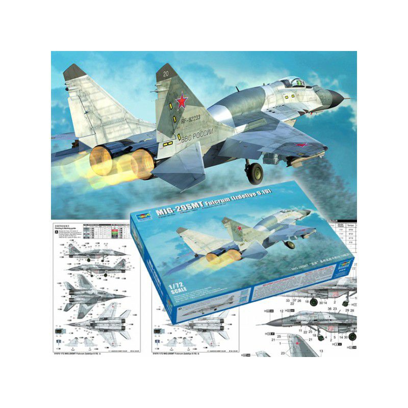 MIG-29 SMT Fulcrum Migkoyan 1/72 Trumpeter | Shopee Malaysia