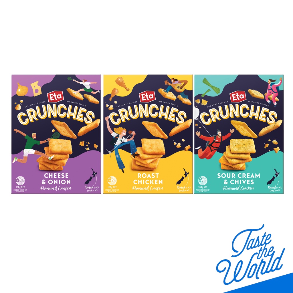 ETA Crunches Flavoured Crackers (160g) | Shopee Malaysia