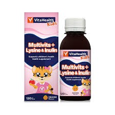 VITAHEALTH KIDS MULTIVITS + LYSINE & INULIN SYRUP (120ML) | Shopee Malaysia