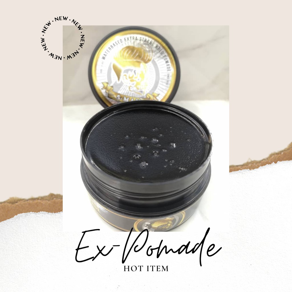 EXTRA-HOLD PREMIUM POMADE MEN STYLIST SETTING SUPERIOR QUALITY 150g x ...