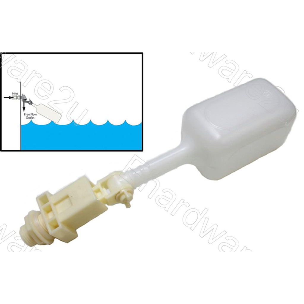 Adjustable Arm Float Valve For Water Trough Water Tank 1/2" BSP (FVS04 ...