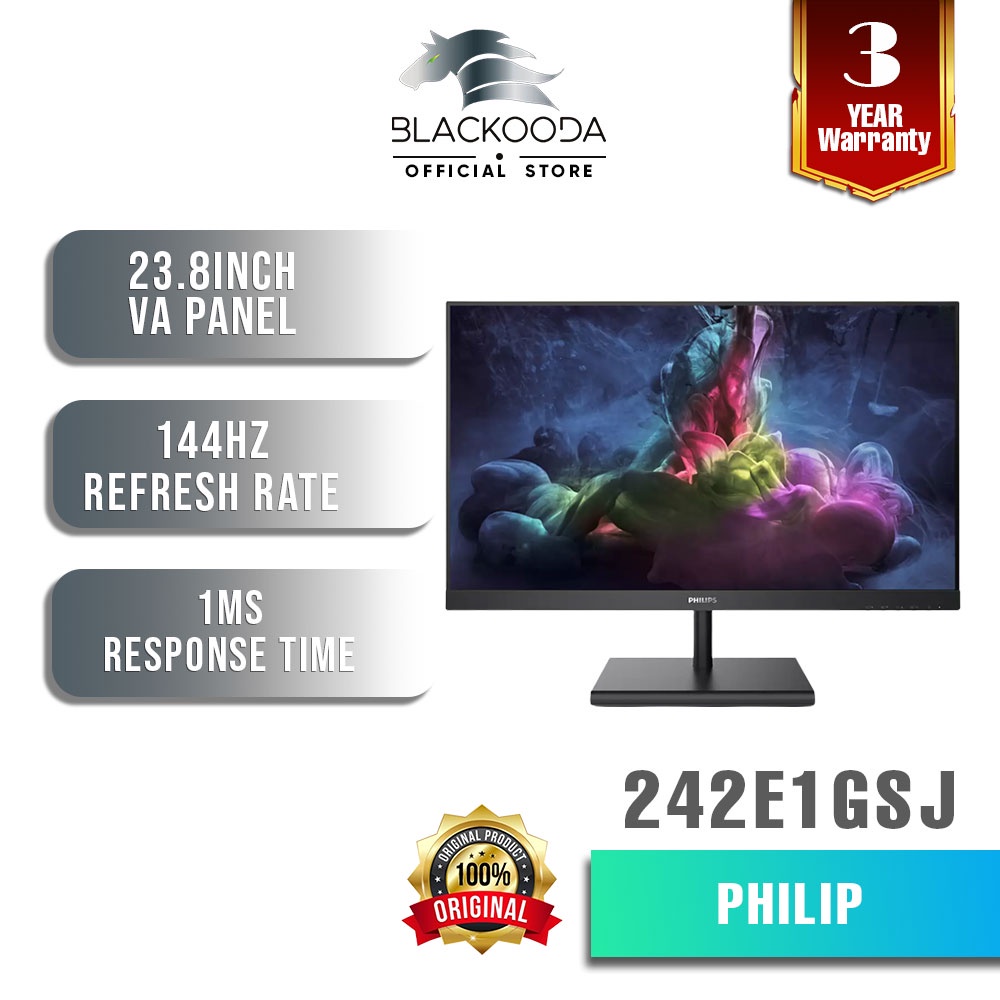 Philips 242E1GSJ 24" Gaming Monitor 23.8" 24 inch 242E1GSJ/69 (VA PANEL ...