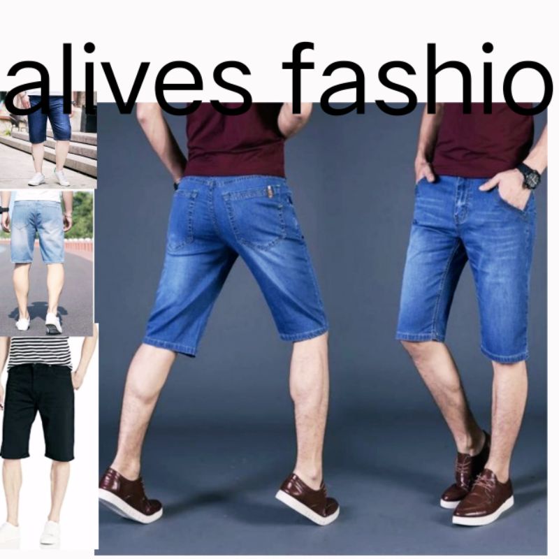 Men's Denim Short pants new design collection | Shopee Malaysia