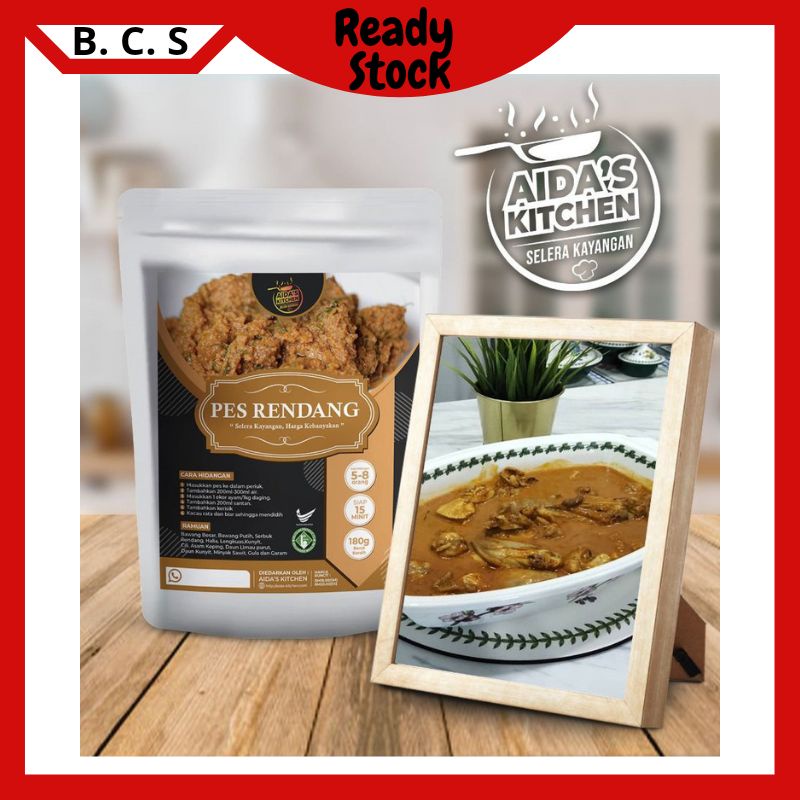 Pes Rendang Ayam Daging Aida Kitchen Mudah Memasak Tak Perlu Tumis ...