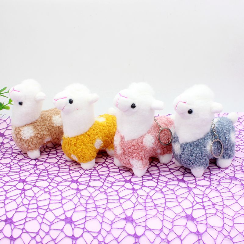 【Ready Stock】 Cute Plush Toy Animal Alpaca Lamb Doll Female Bag Key ...