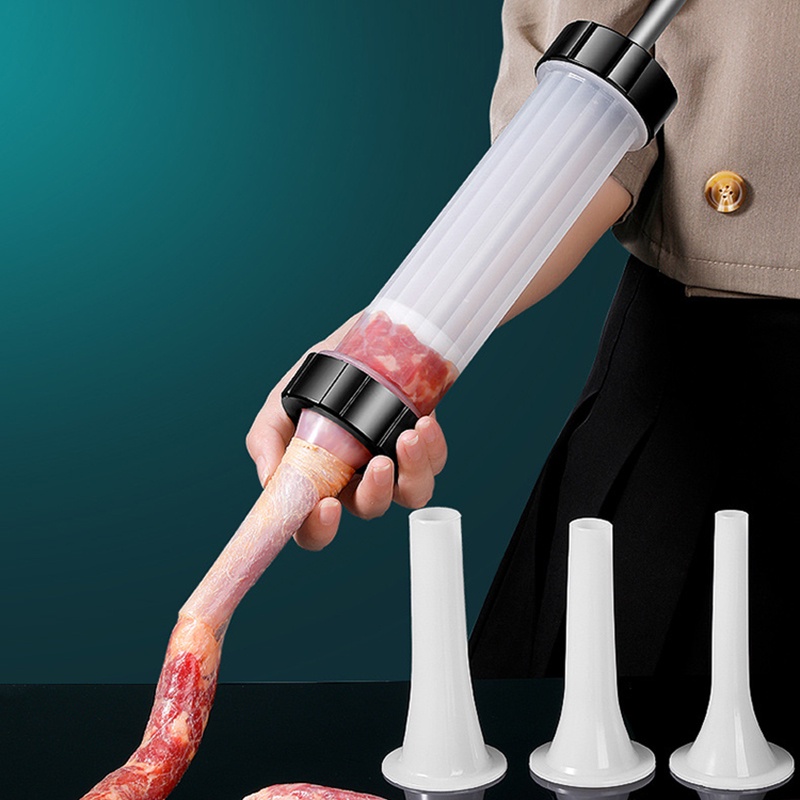 Ossayi Sausage Stuffer Maker machine manual Meat Syringe Home Made ...