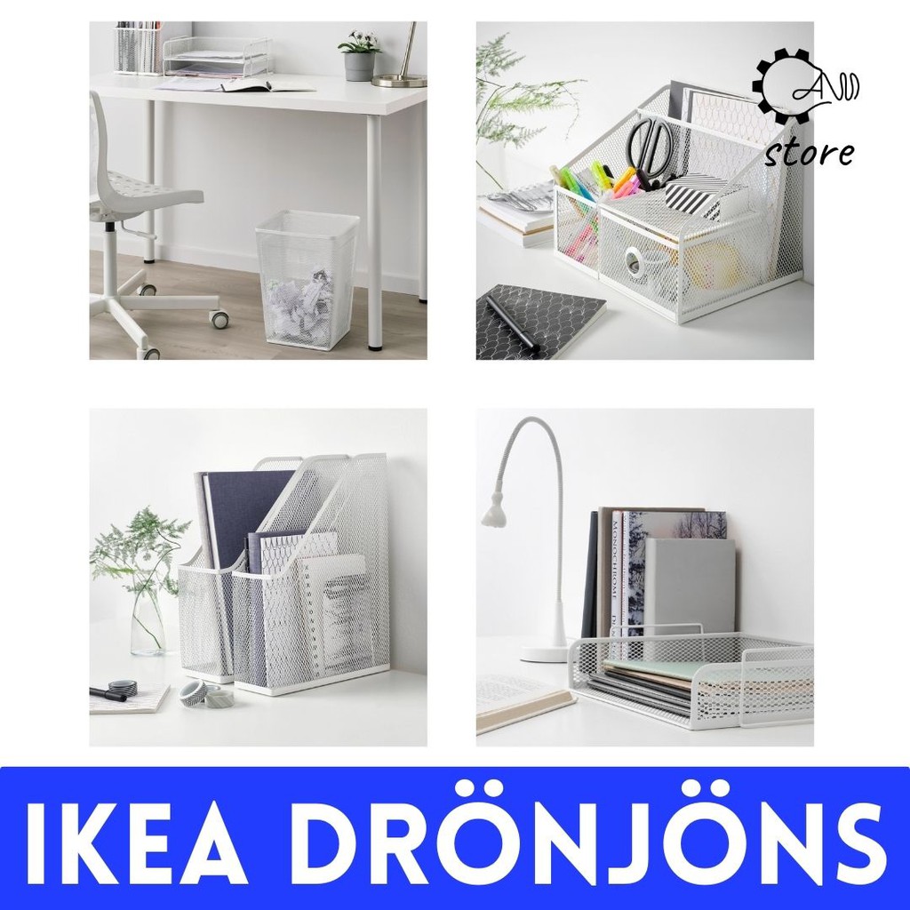 READY STOCK IKEA DRONJONS / Desk Organiser / Wastepaper Basket ...